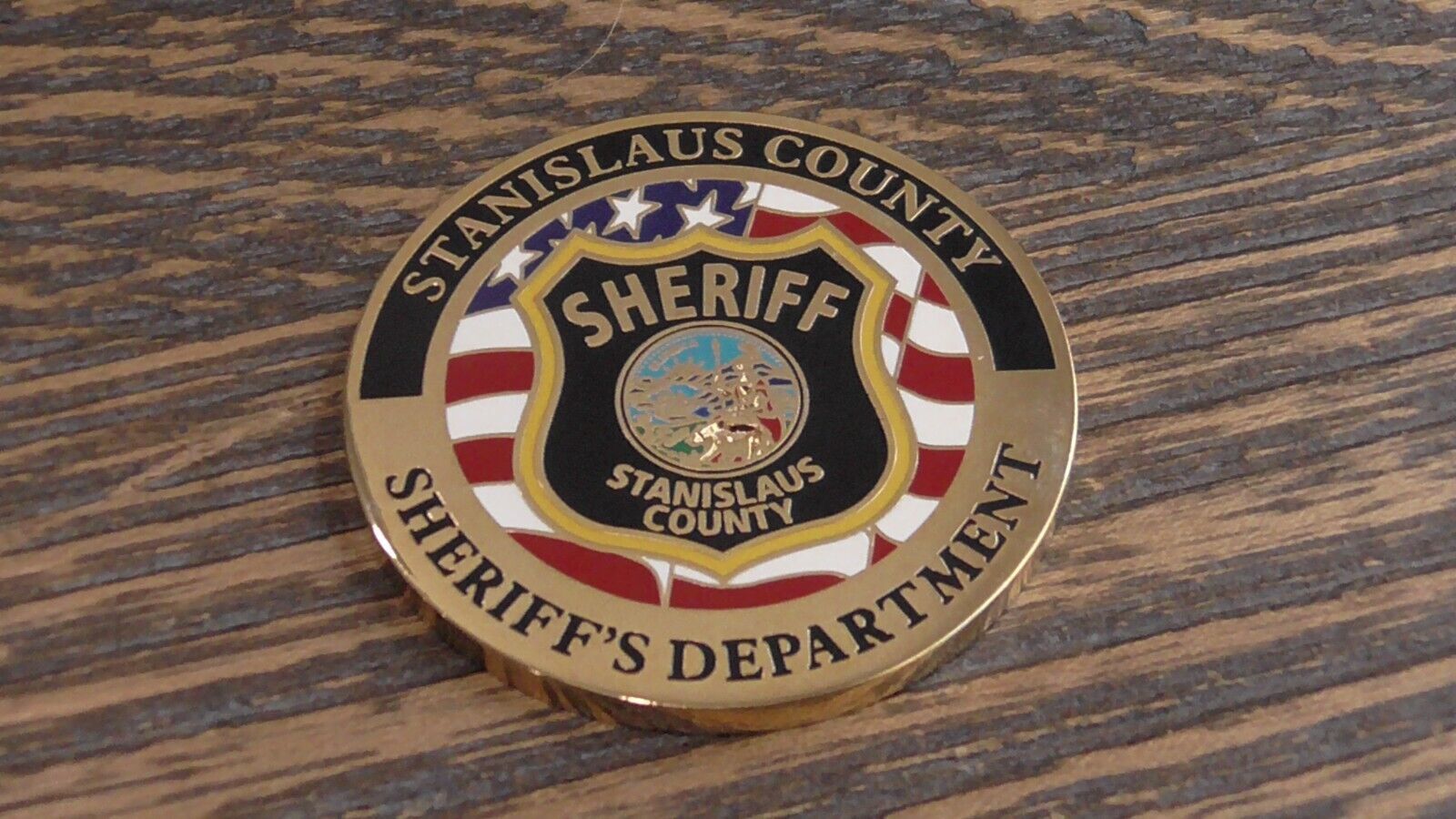 Stanislaus County Sheriffs Office STARS California Challenge Coin #136W ...