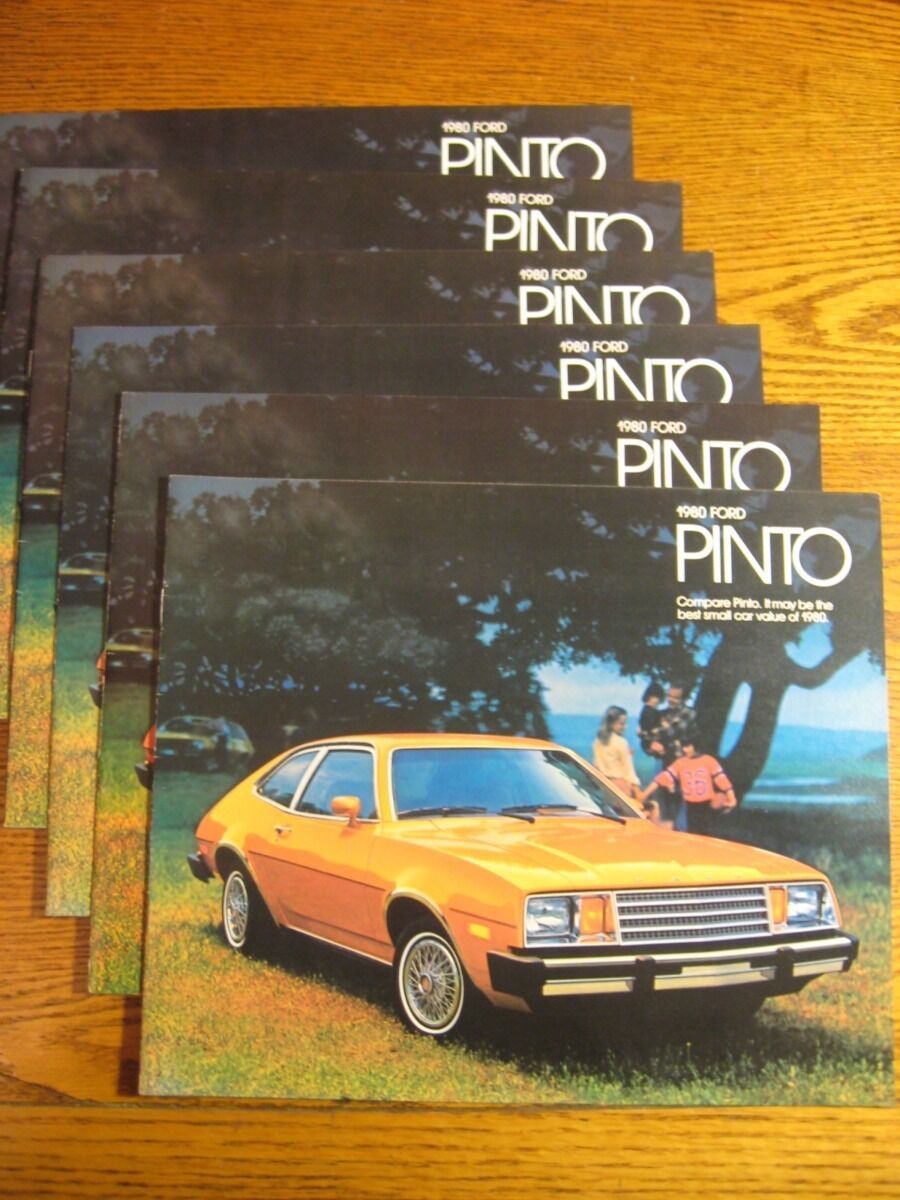 1980 Ford Pinto Sales Brochure LOT (6) pcs, Pony Runabout Wagon Squire ...