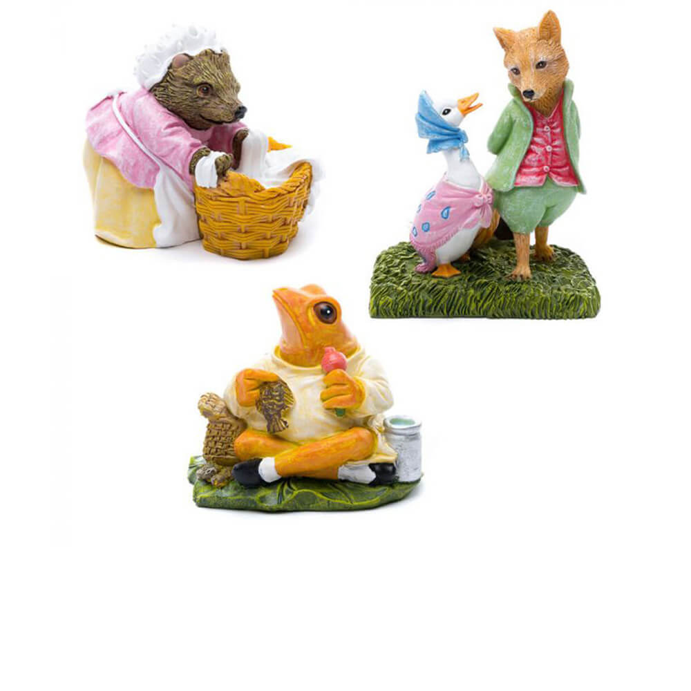 Jardinopia Beatrix Potter Potty Feet - Set 3 Assorted - Statues & Lawn ...