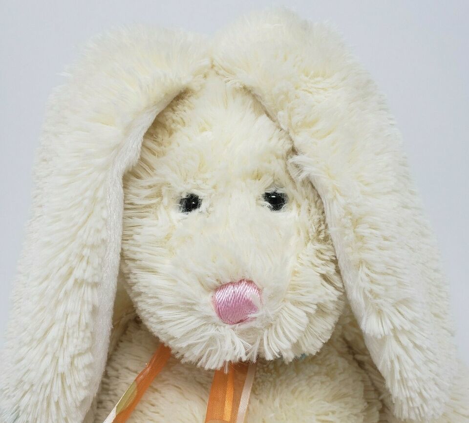 14" MARY MEYER YELLOW FLOPPY BUNNY RABBIT STUFFED ANIMAL PLUSH TOY ...