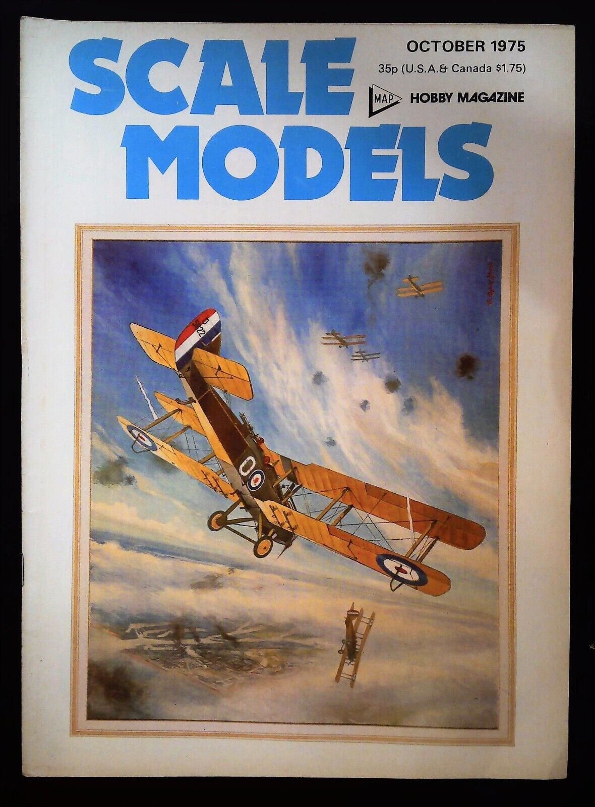 Scale Models Magazine October 1975 mbox2146 Map Hobby Magazine - Magazines
