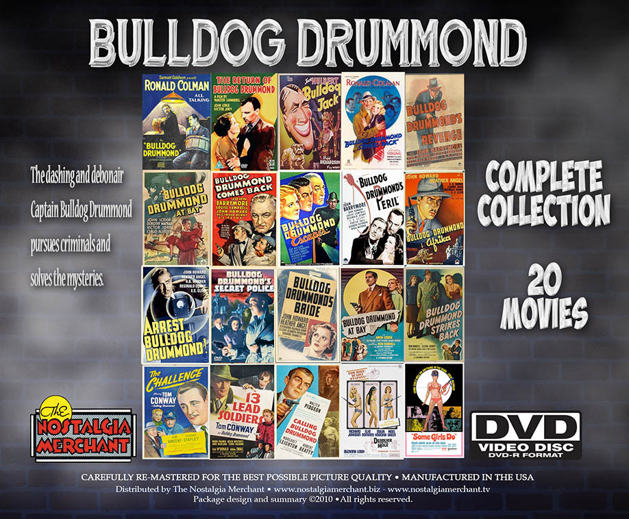 BULLDOG DRUMMOND FILMS COLLECTIONS - DVDs & Blu-ray Discs