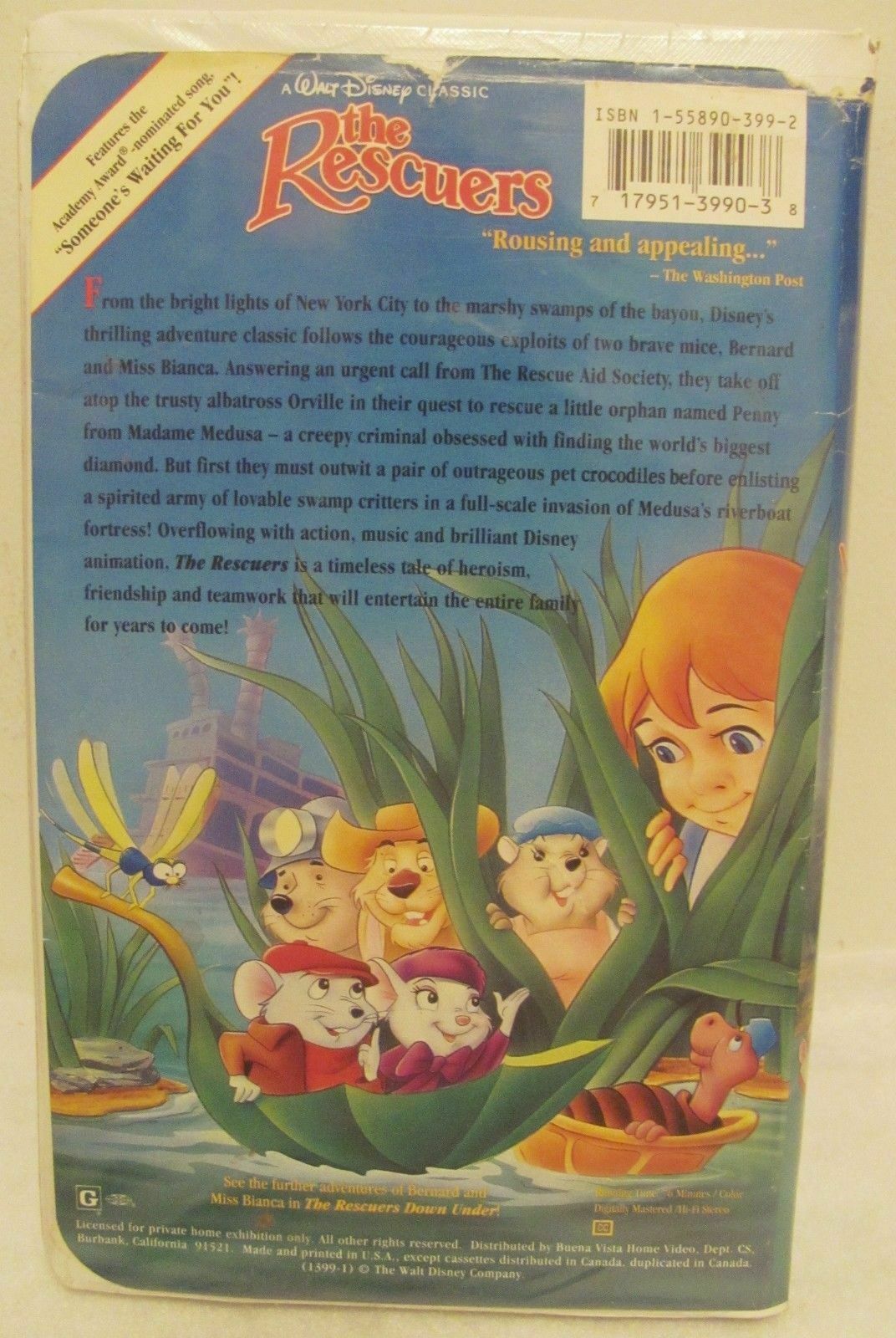 VHS The Rescuers (VHS, 1992) - VHS Tapes