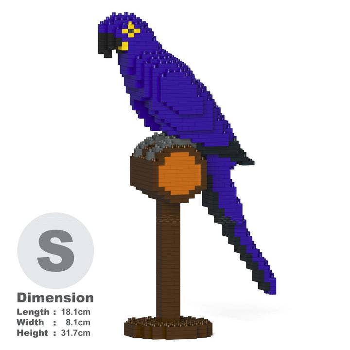 Hyacinth Macaw Parrot Sculpture (JEKCA Lego and similar items