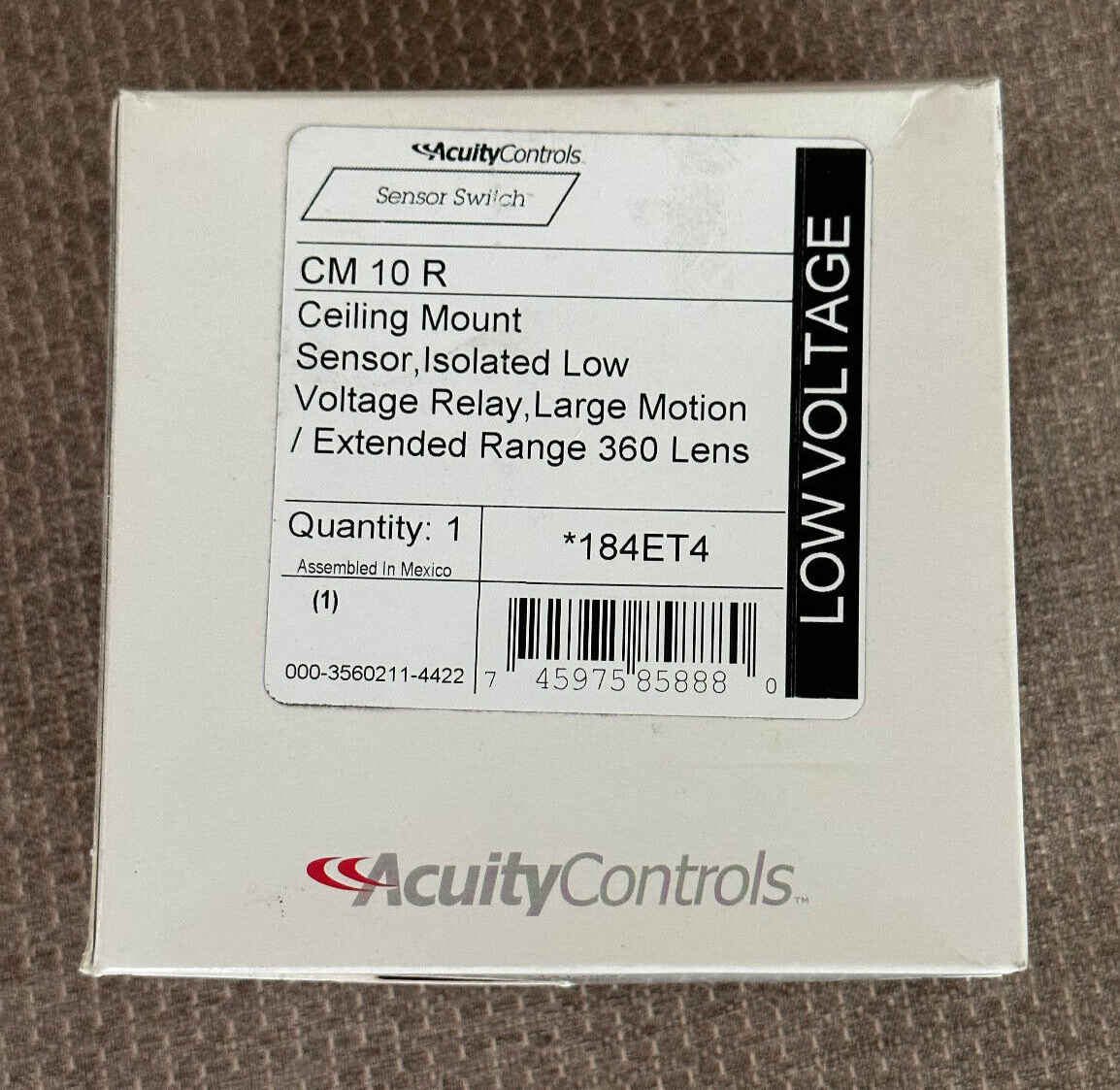 Acuity Controls CM-10-R CM10R Sensor Switch PIR Ceiling Mount Low Voltage - Other Sensors