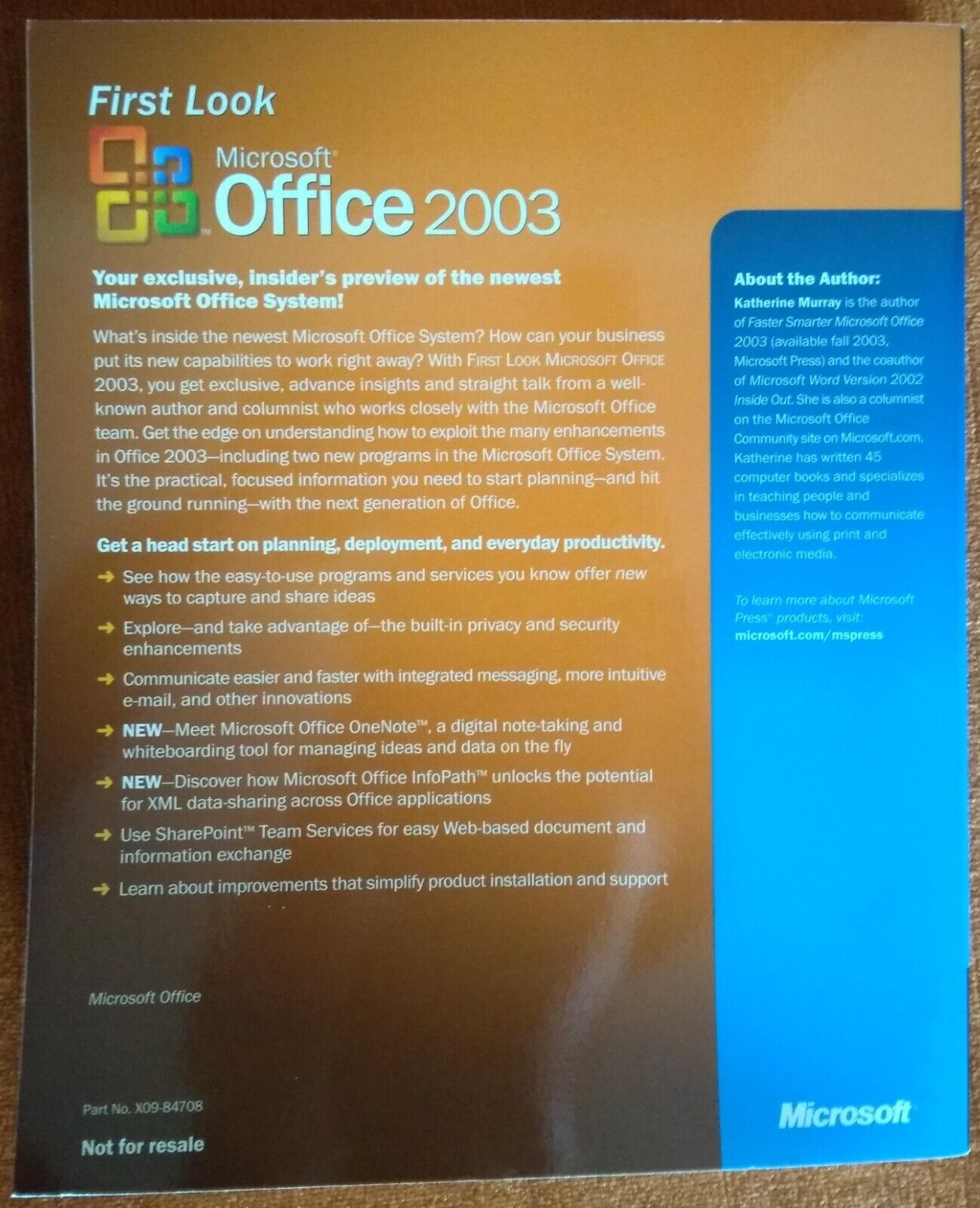 First Look Microsoft® Office 2003 by Microsoft Corporation Staff - New ... First Look Microsoft® Office 2003 by Microsoft Corporation Staff - New ...
