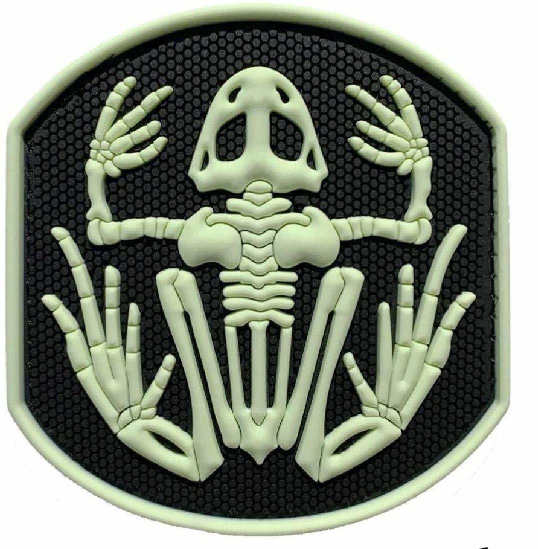 Seal Team Frog Skeleton Devgru Patch [3D PVC Rubber - Glow Dark -MD3 ...