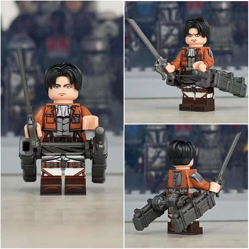 Levi Ackerman (Captain Levi) Attack on Titan Anime Series Minifigures ...
