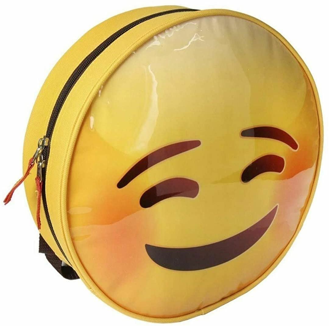 EMOJI Casual Backpack With Changeable Stickers 40 cm School Kids Bag ...