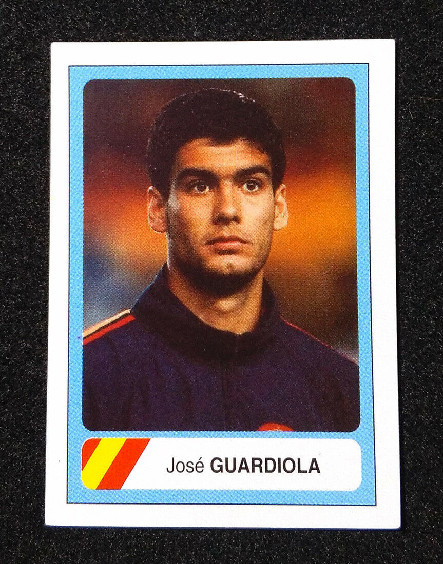 RARE Sticker Fifa World Cup EUA 94 PEP GUARDIOLA Spain Football Team ...