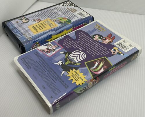 The Powerpuff Girls Movie VHS Clamshell Case Bubblevicious 2000 Lot Of ...