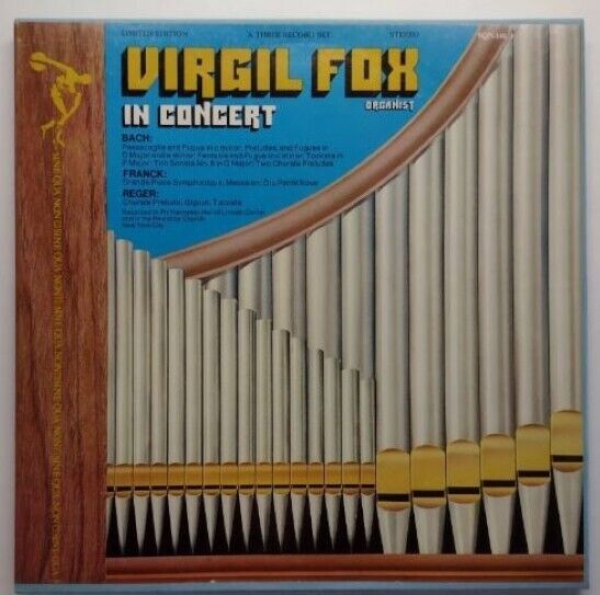 1974 VIRGIL FOX IN CONCERT BOX SET BACH BAROQUE ORGAN SINE QUA NON ...