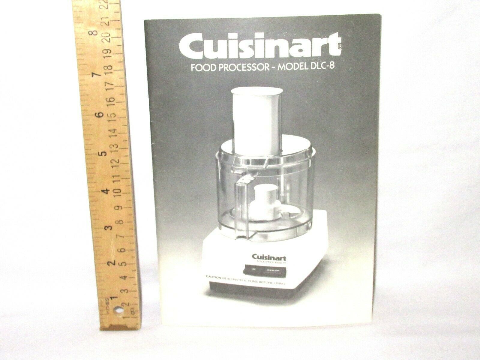 Cuisinart Food Processor Instruction Recipe Manual Booklet Model DLC-8 ...
