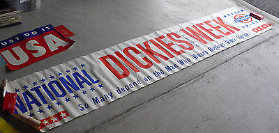 HUGE Vintage 1970s National Dickies Week Store Used Display Poster 8 ...