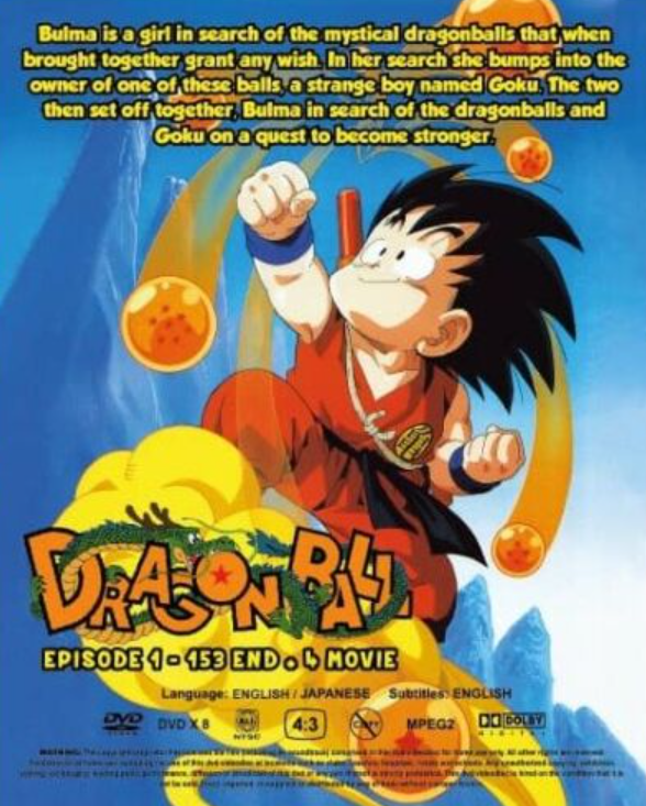 Anime DVD Dragon Ball + DBZ + DBGT + DBS + Movie Collection (Full ...