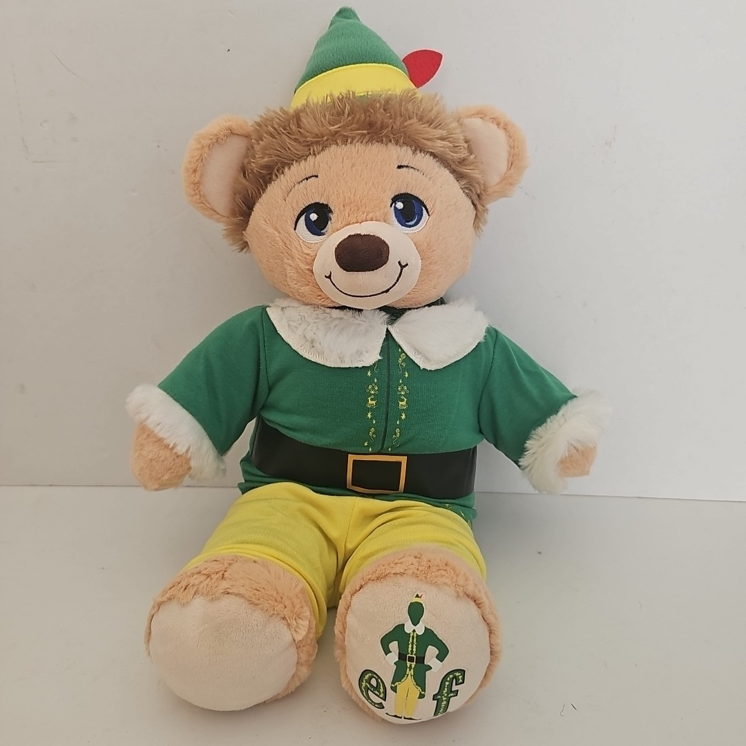 Build-A- Bear Buddy The Elf Bear 20 Inch Plush Stuffed Animal Clean ...