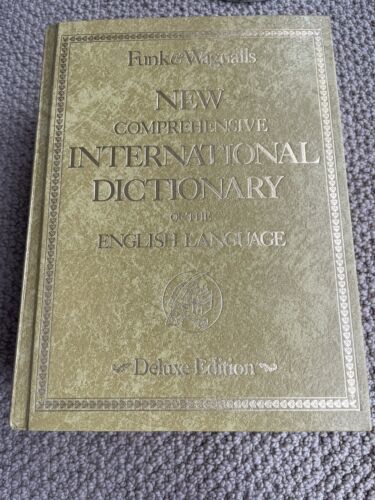 Funk&Wagnalls New Comprehensive International Dictionary Of The English ...