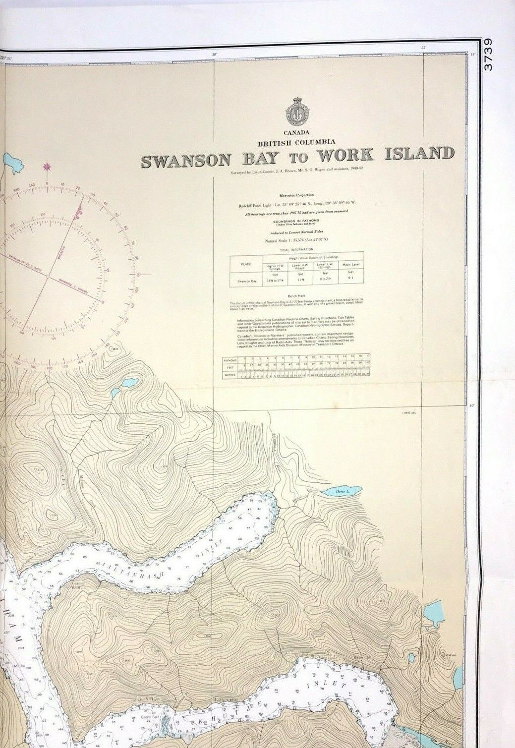 Vtg Inside Passage Swanson Bay British and 16 similar items
