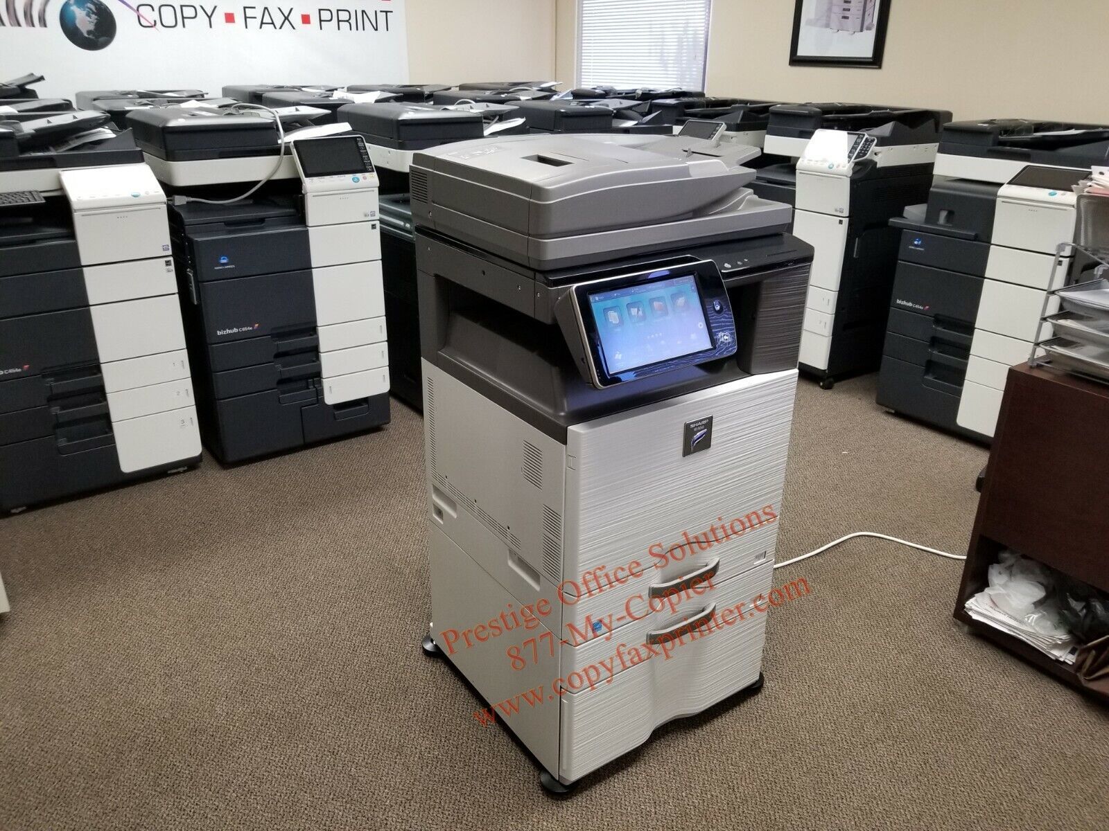 Sharp MX-M365N Black/White Copier Printer Scanner Low Meter! - Copiers