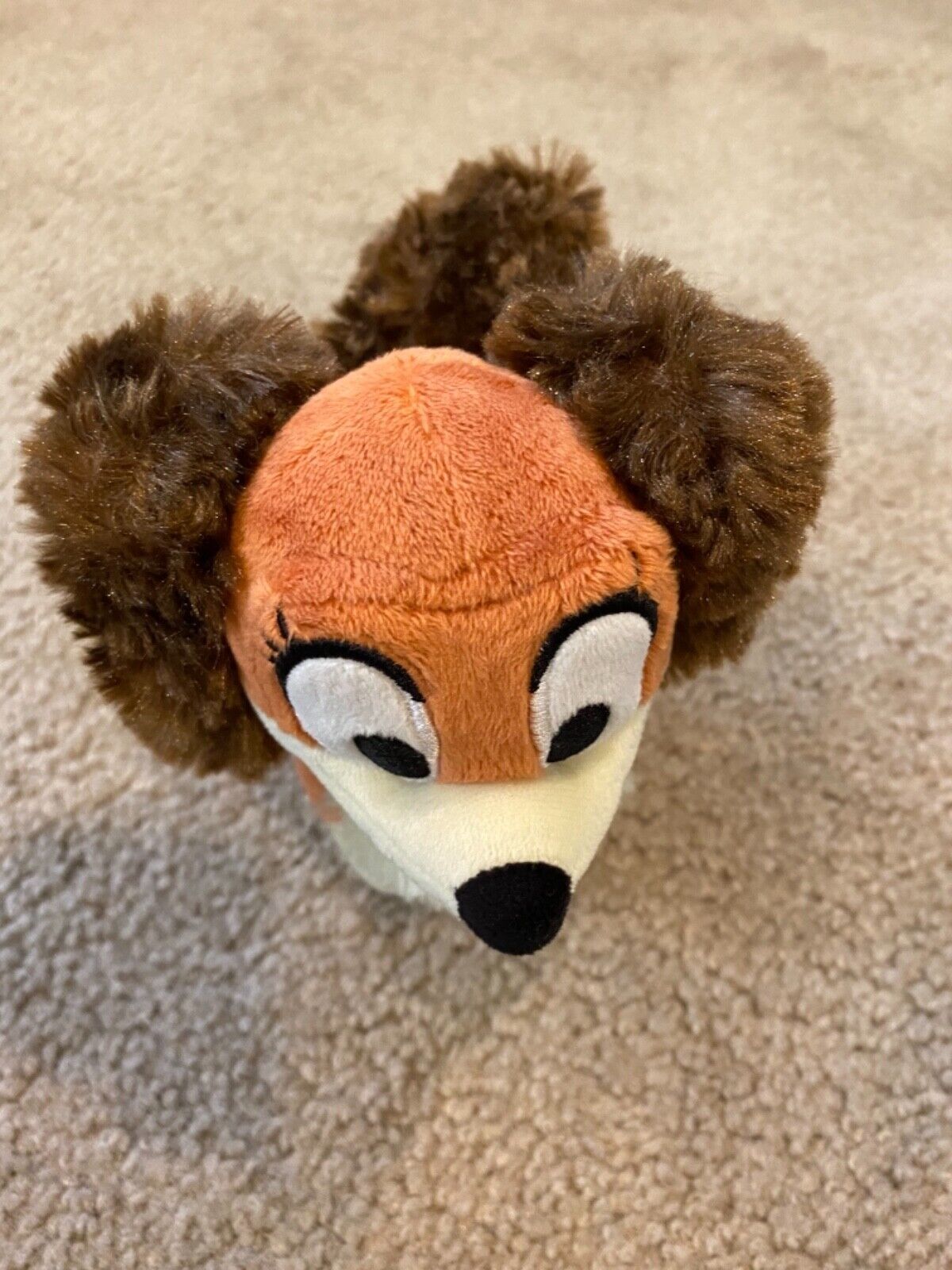 Disney Store Minnie Mouse Dog FIFI Stuffed Plush standing 6” Tall ...