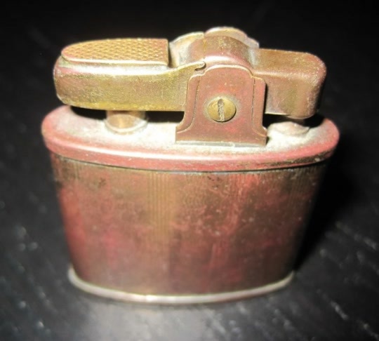 Vintage MAGNA Brass Tone Automatic Super Lighter - Other