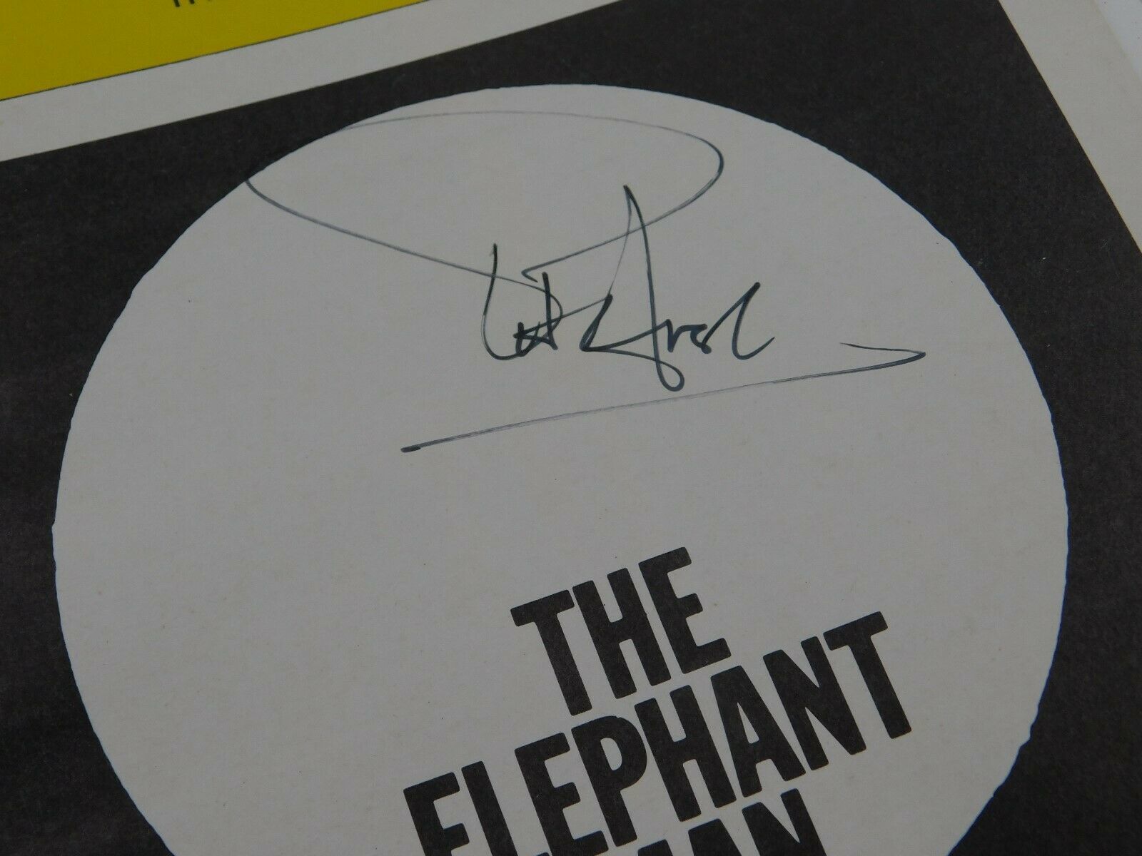 Vintage 1979 The Elephant Man Playbill Signed by The Leading Actor ...
