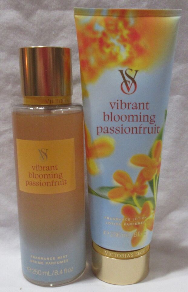 Victoria's Secret Fragrance Mist & Lotion Set of 2 VIBRANT BLOOMING ...