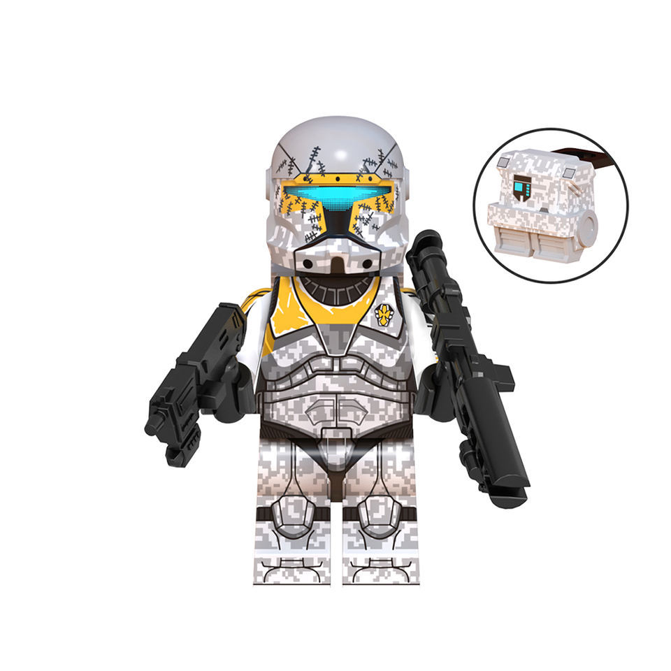 8pcs Star Wars Clone Commando Boss Fixer Sev Commander Voca Gregor ...