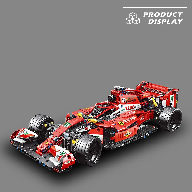 Famous RSR Super Racing Car F1 Sports Car Vehicle Building Blocks ...