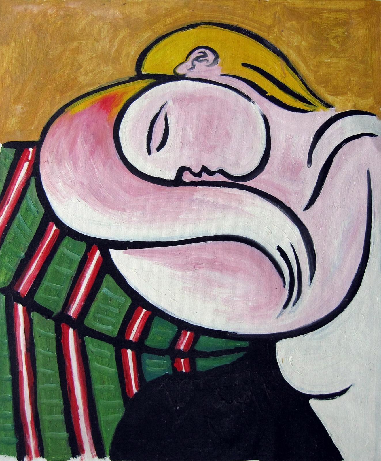 24x36 inches Rep. Pablo Picasso stretched Oil Painting Canvas Art Wall ...