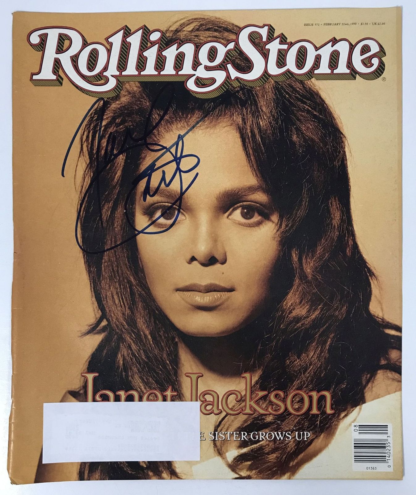 Janet Jackson Signed Autographed Complete "Rolling Stone" Magazine ...