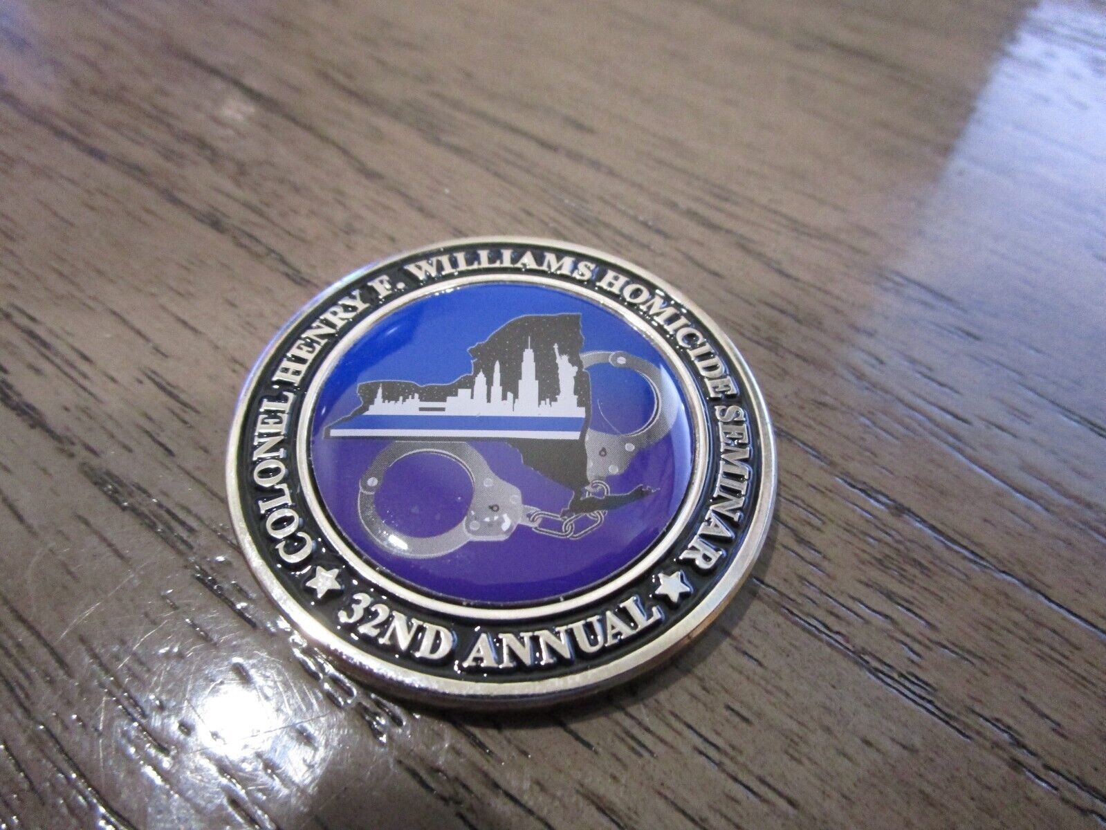 New York State Police 32nd Homicide Seminar Challenge Coin #156R ...