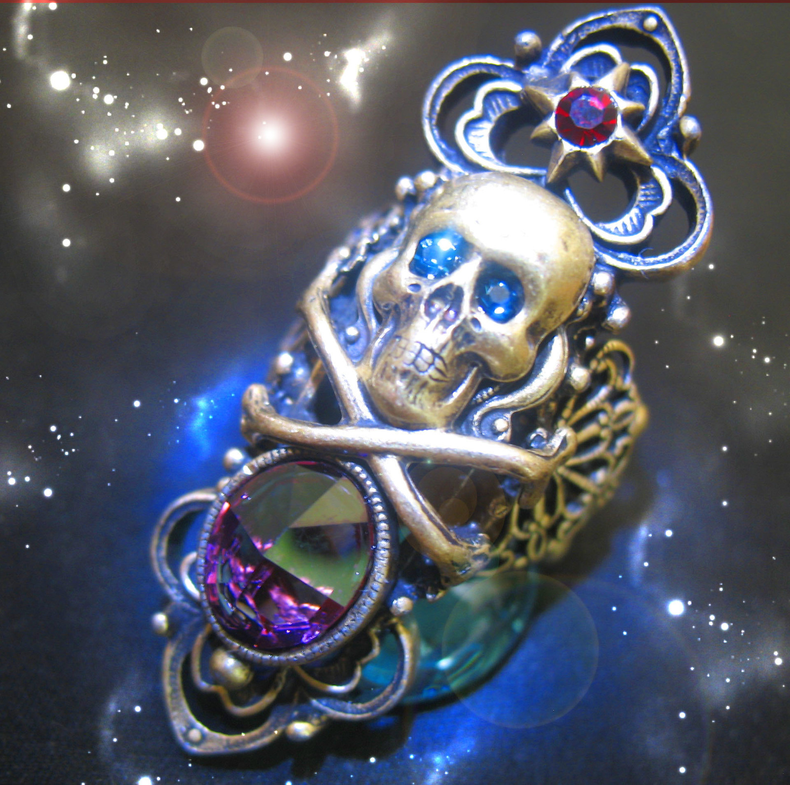 HAUNTED RING ILLUMINATI THE WORLD MASTER POWERS MAGICK HIGHEST LIGHT ...