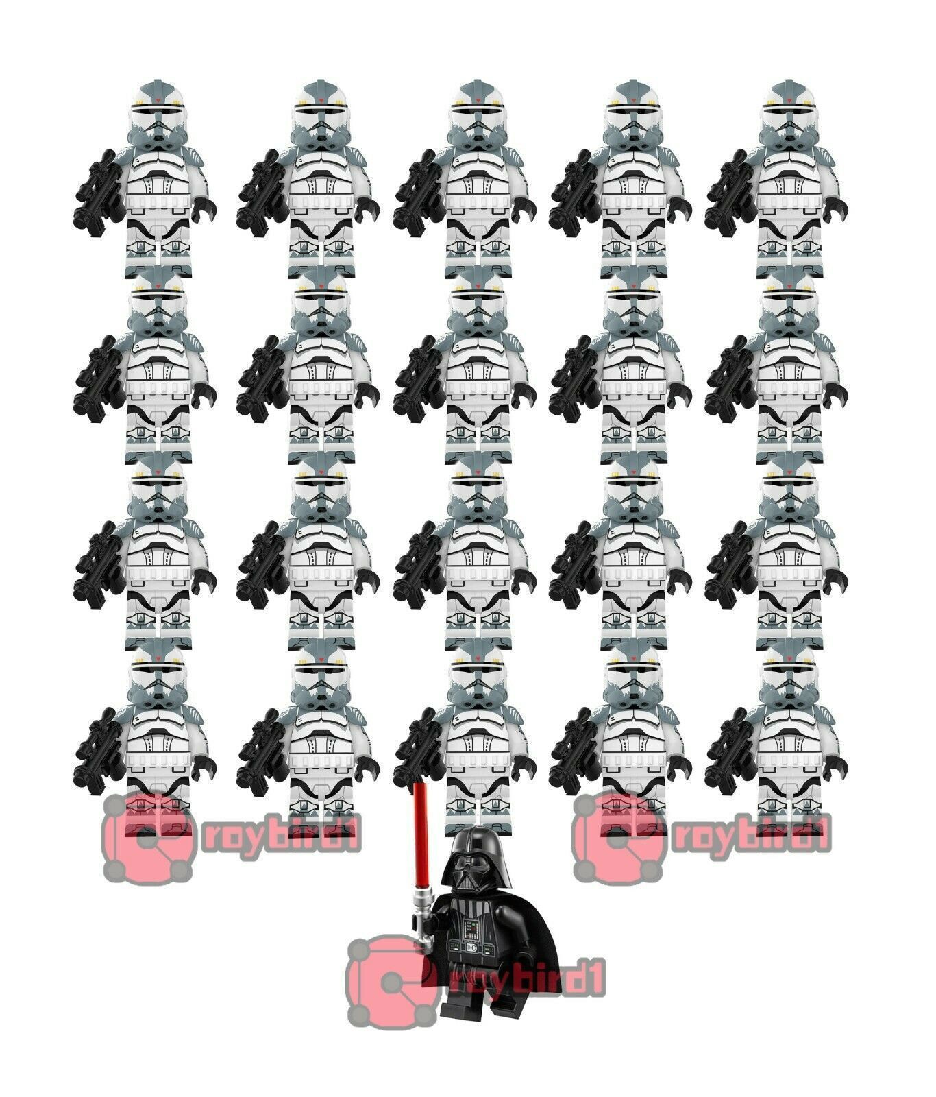 21Pcs Darth Vader 104th Battalion Clone Trooper Star Wars Clone Wars ...