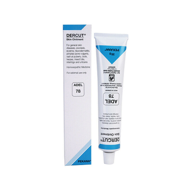 Adel 78 DERCUT ointment Skin Disease 35gm | with Instructions Manual ...