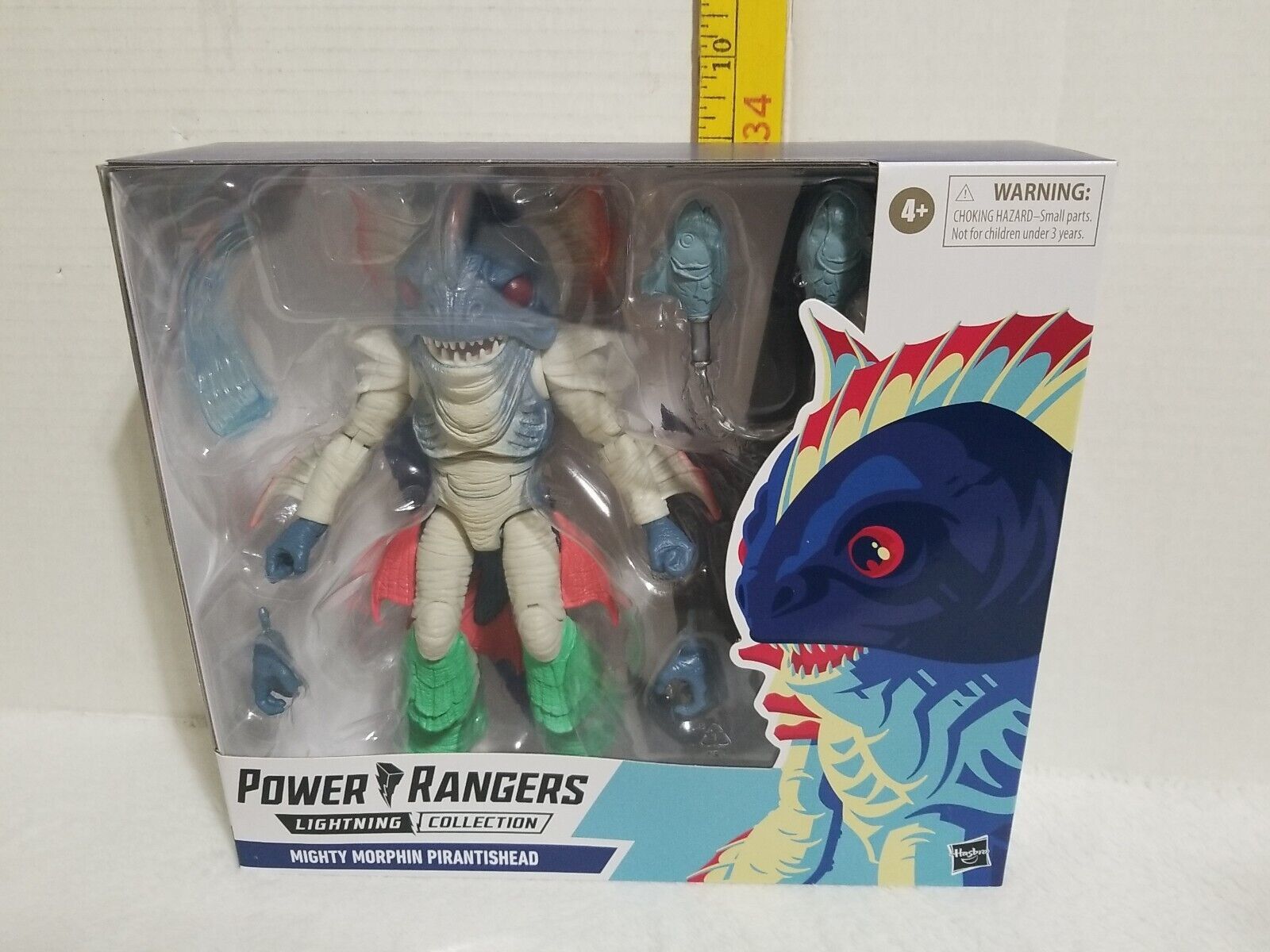 NEW Power Rangers Lightning Collection Mighty Morphin Pirantishead 7 ...