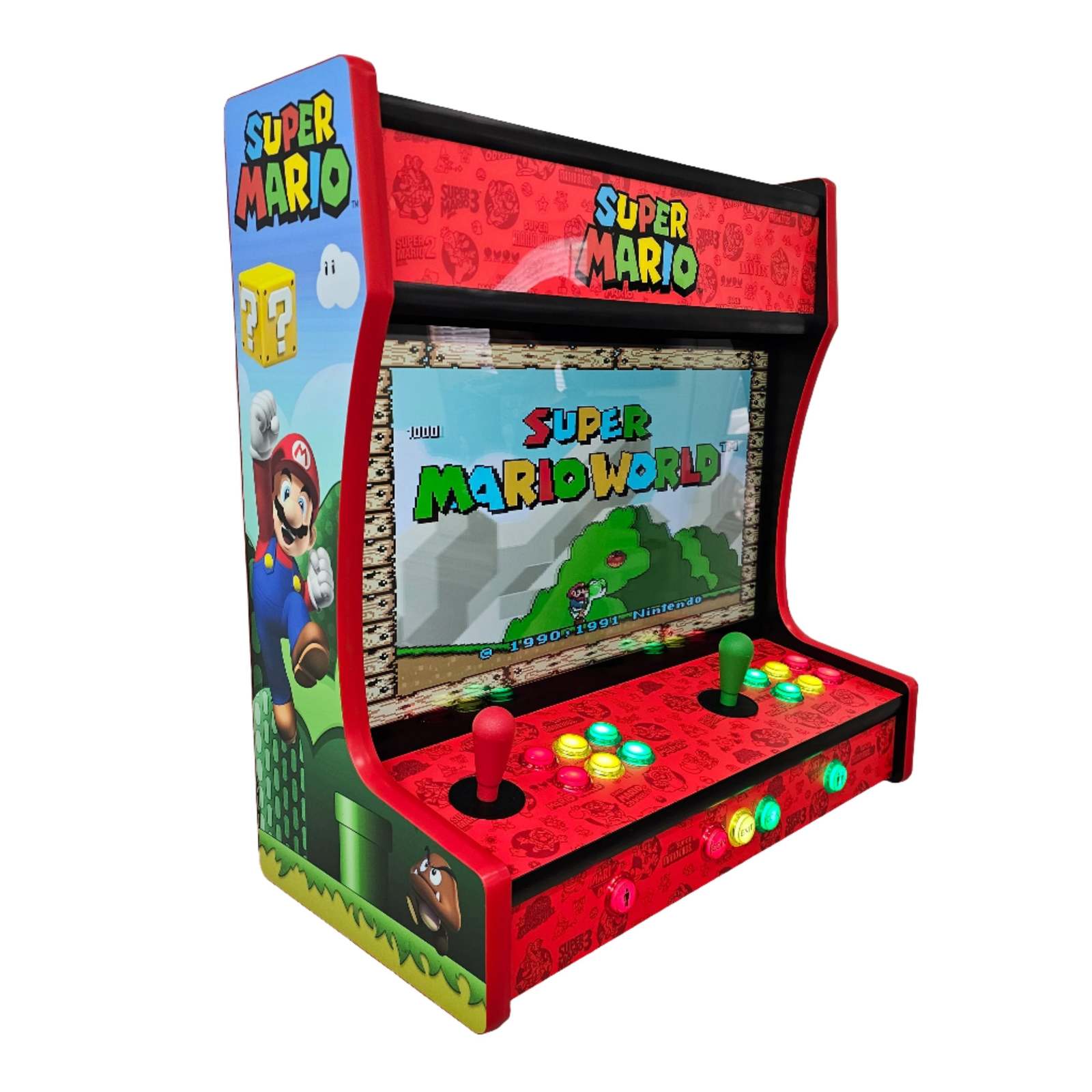 Super Mario 24" Screen, Two Player Wall Mount Arcade Machine, Plays ...