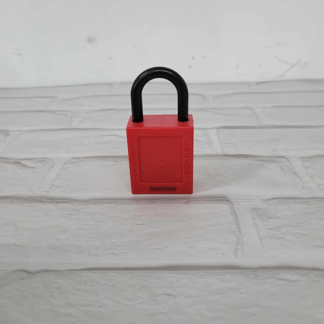 horuce Safety Padlock, Red Plastic Safety Padlock, Secure Your ...