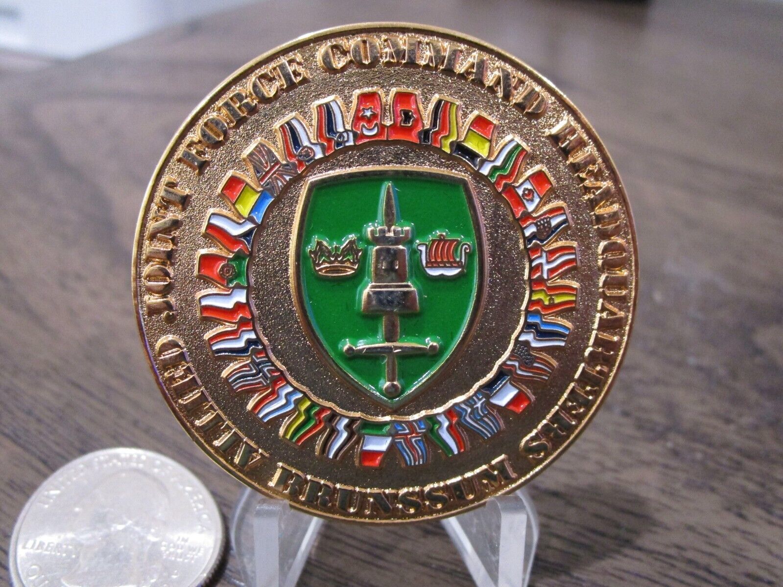 NATO JFCBS Joint Force Command HQ Brunssum Netherlands Challenge Coin ...