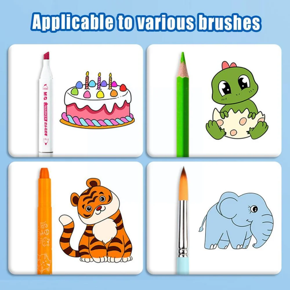 12/6/3M Children Drawing Roll DIY Graffiti Scroll Color Filling Paper ...