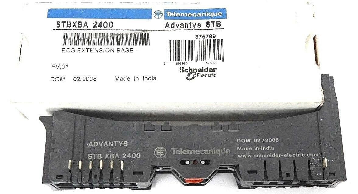 NIB TELEMECANIQUE STBXBA2400 EOS EXTENSION BASE ADVANTYS STB PV: 01 ...