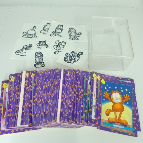 Garfield Premier Edition Base Trading Card Set 100 Cards Skybox 1992 9 ...