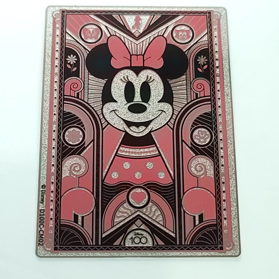 Minnie Mouse Card Fun Disney 100th Anniversary Carnival Metal Card ...