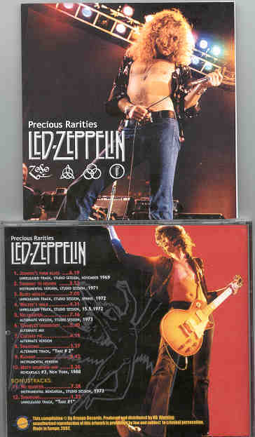 Led Zeppelin - Precious Rarities ( TWELVE Unreleased studio versions ...