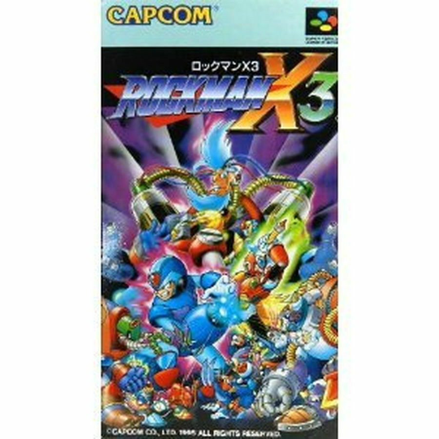 ROCKMAN Mega man SNES Super famicom SFC JAPAN ROCKMAN X3 - Video Games