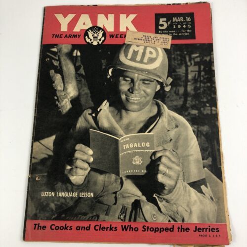 1945 WWII Yank magazine Fighting in Belgian Oran hanging from a B-52 in ...