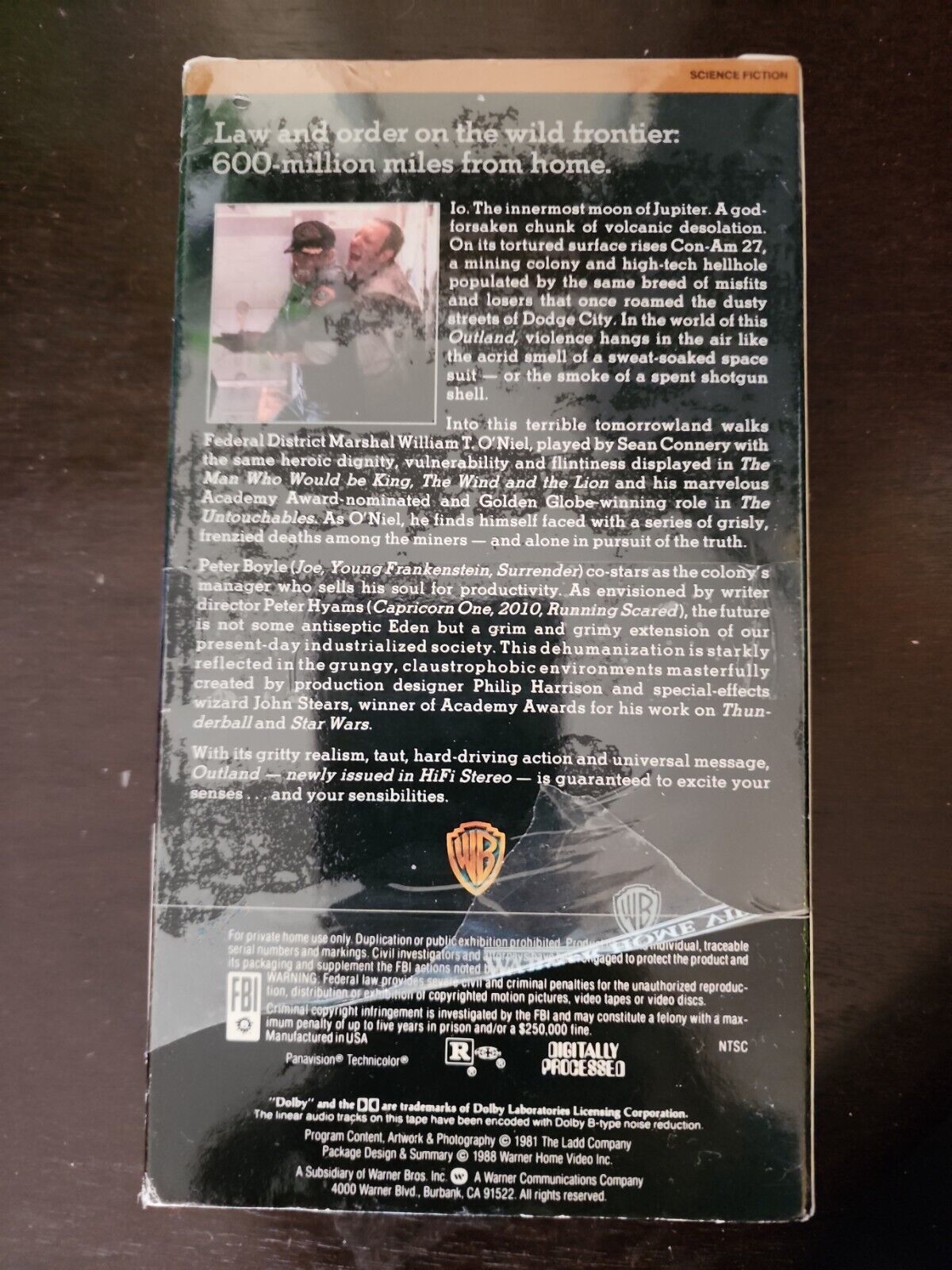 Outland (VHS) Sean Connery and 50 similar items