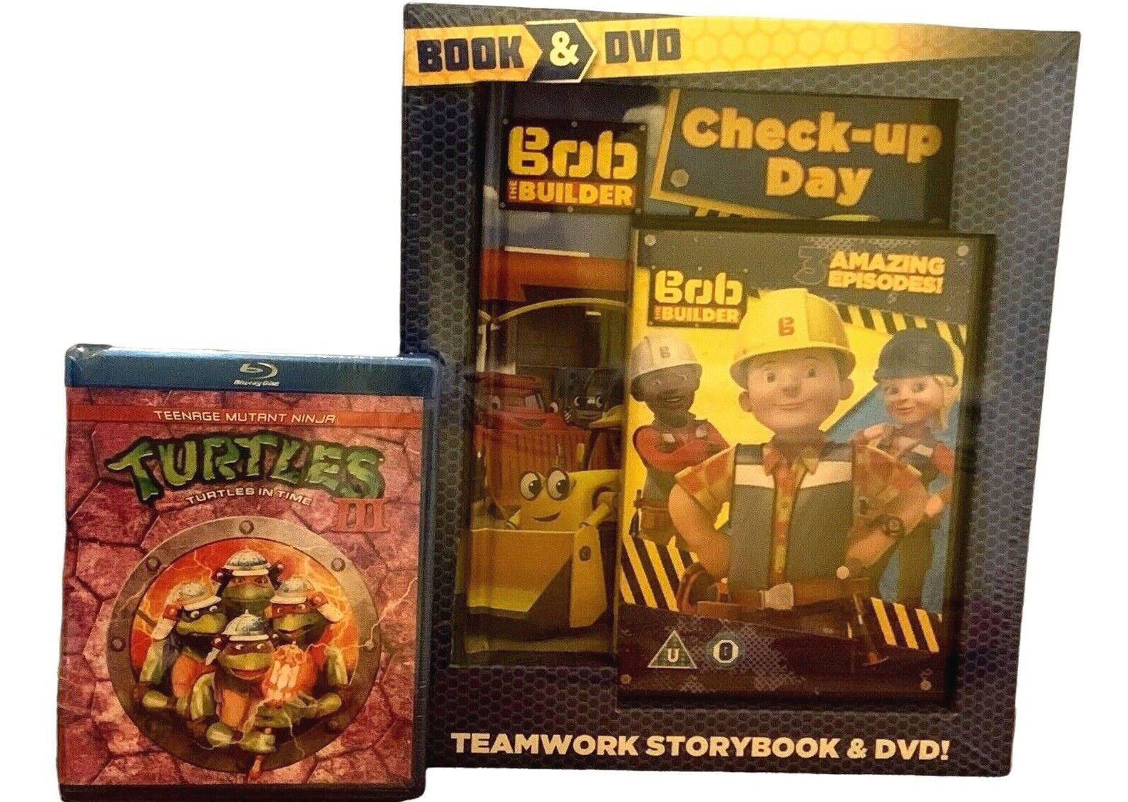 Bob the Builder Teamwork Story Book DVD Episodes Teenage Mutant Ninja ...