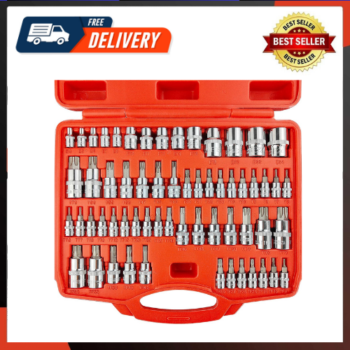 Master Torx Bit Socket And External Torx Socket Set 60 Piece 1 4 3 8 Tools Hardware And Locks