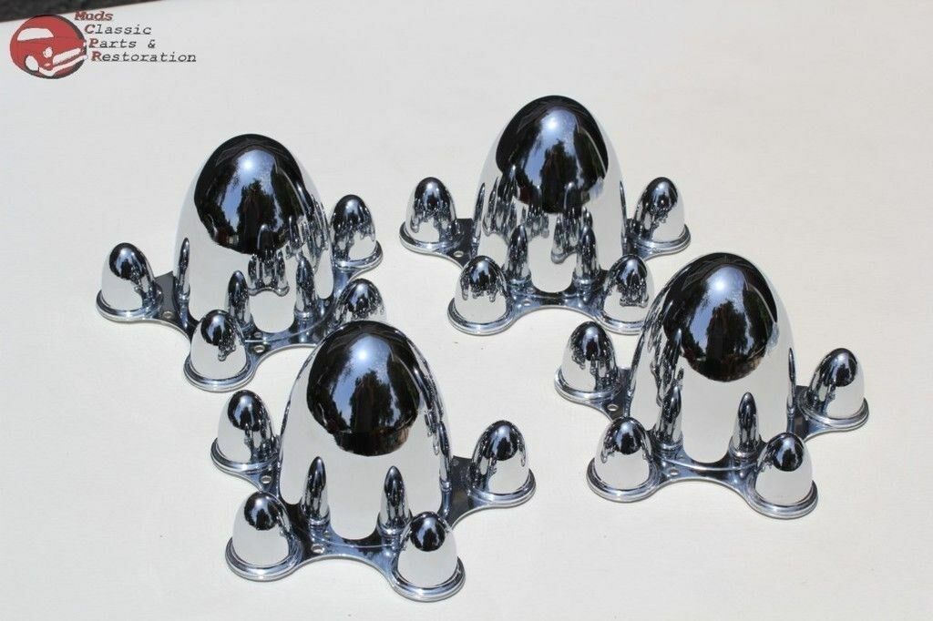 Spider Center Bullet Wheel Cap Hub Covers Chevy 5 4 3/4 bolt Pattern ...